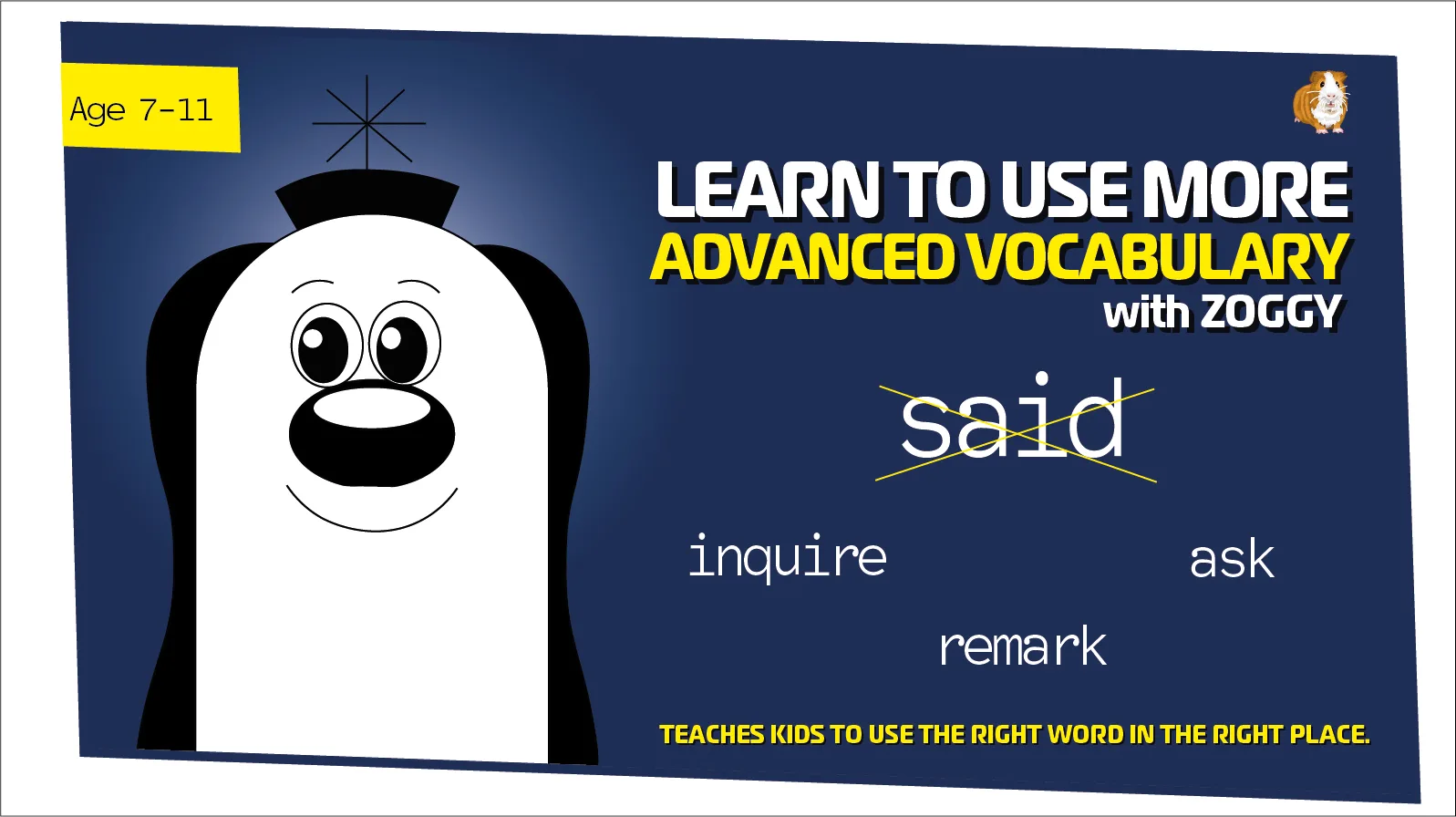 Improve Vocabulary Worksheets: Replace the word said (Age 7-11) by ...
