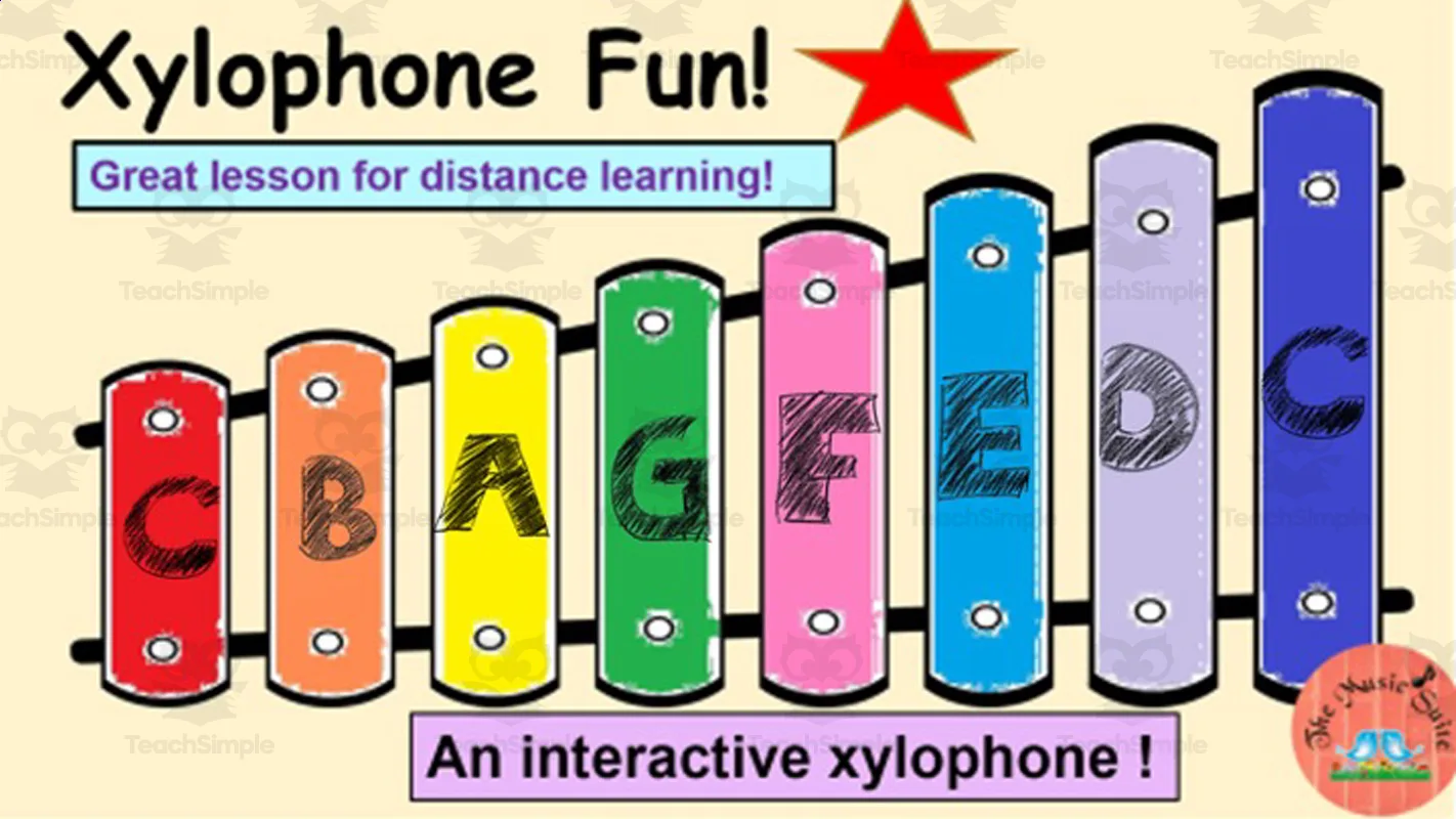 Interactive Xylophone Music Activity by Teach Simple