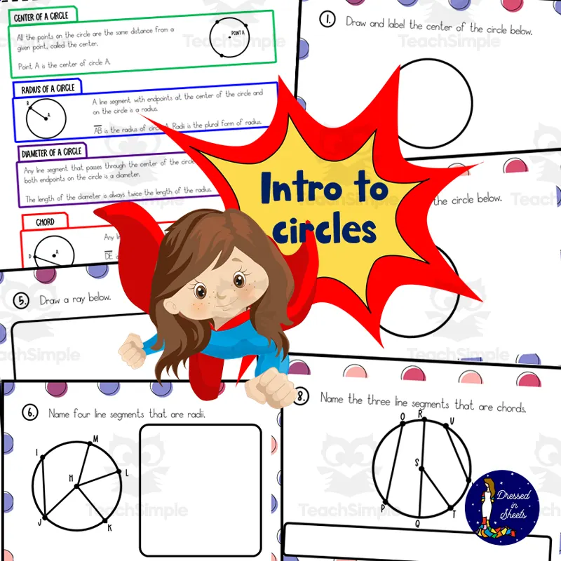 Introduction to Circles by Teach Simple