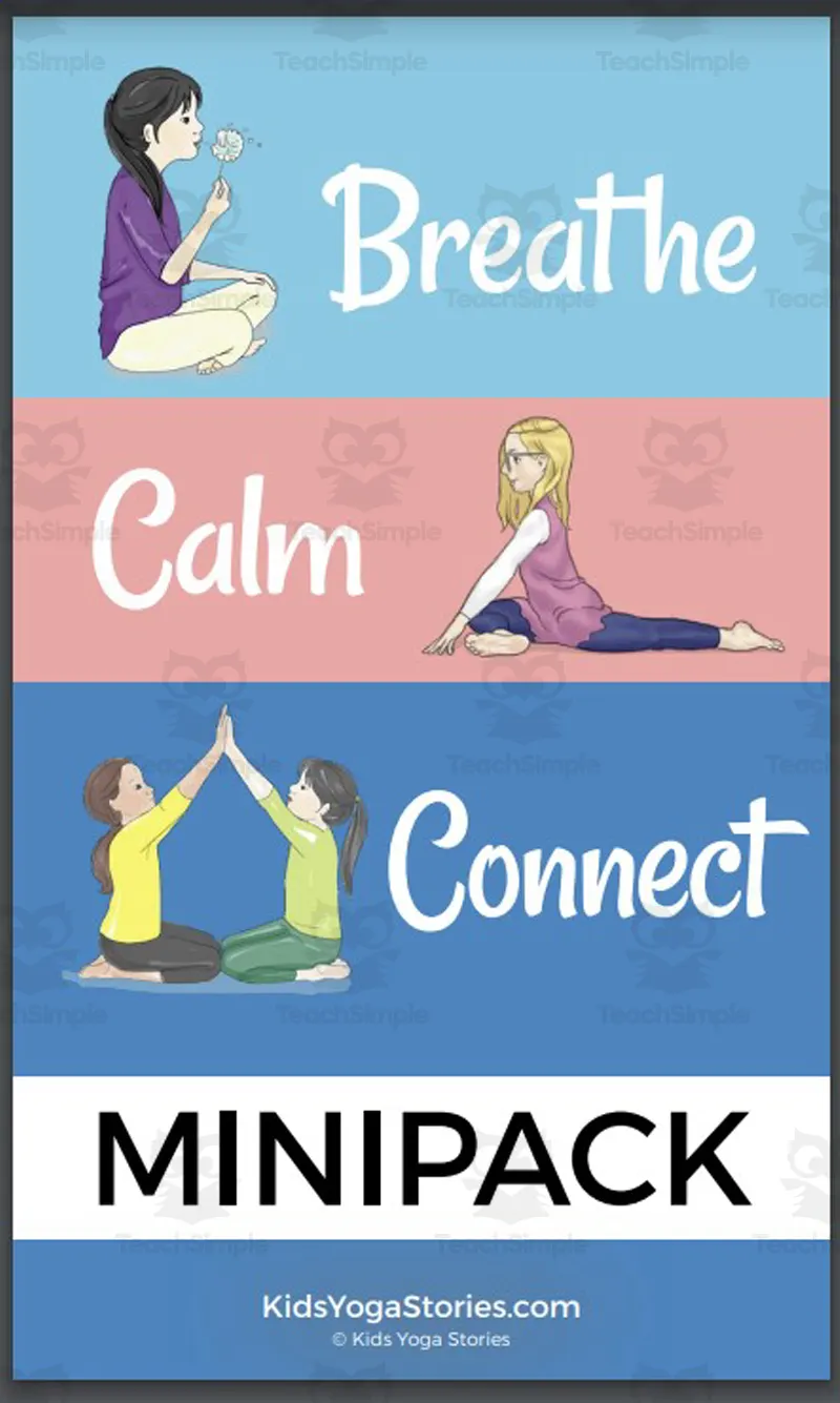 Kids Yoga Stories: Breath-Calm-Connect Minipack by Teach Simple