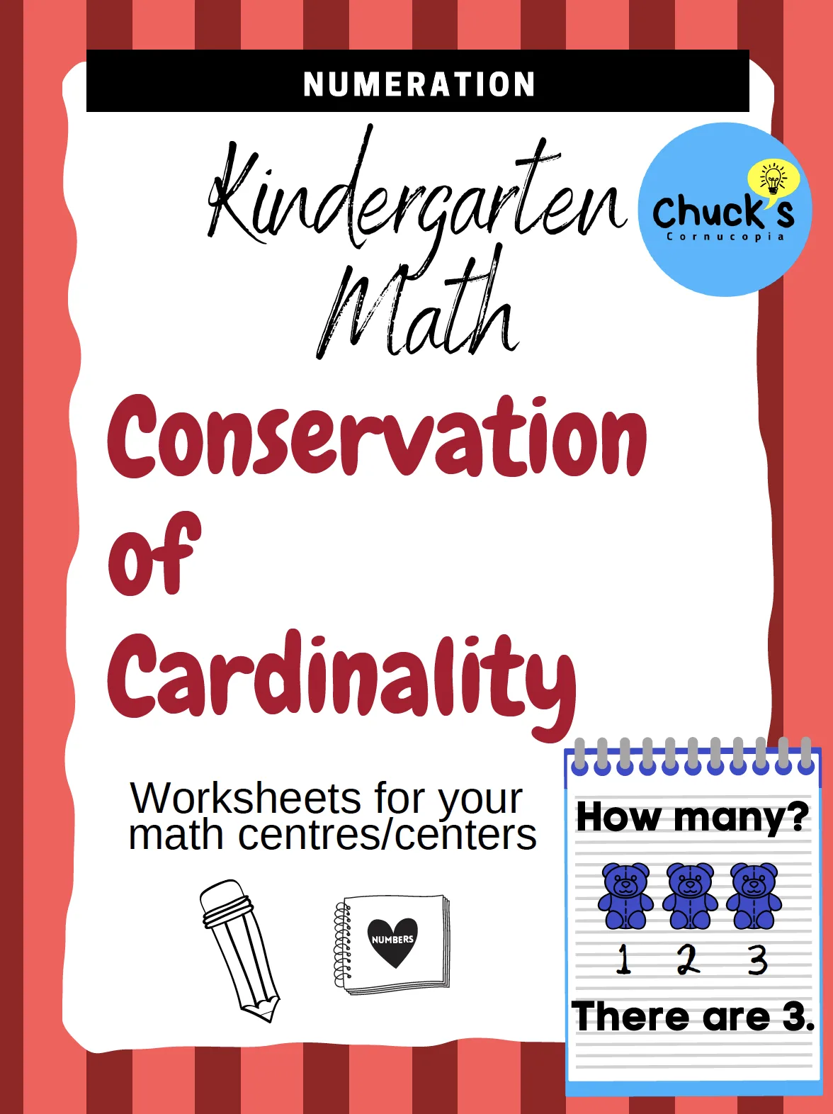 Kindergarten Math: Conservation of Cardinality by Teach Simple