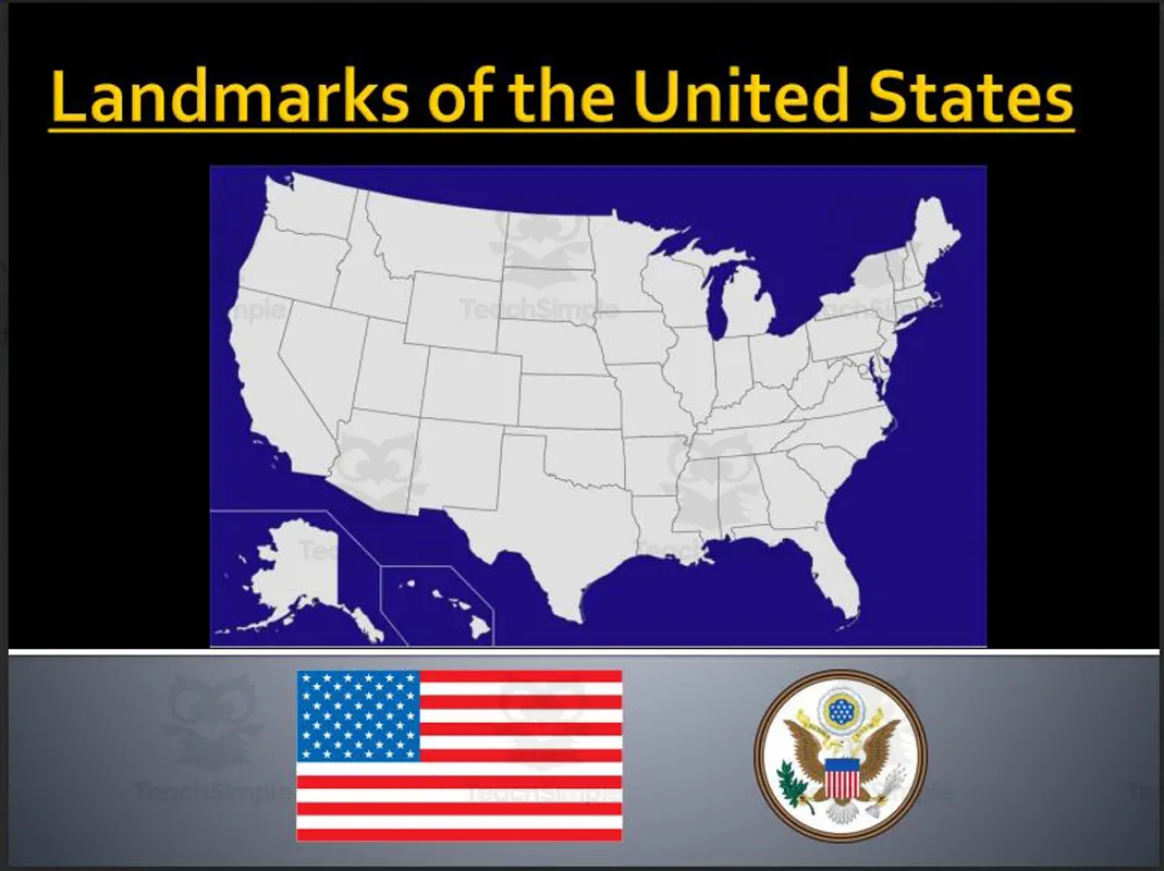 Landmarks of the United States by Teach Simple