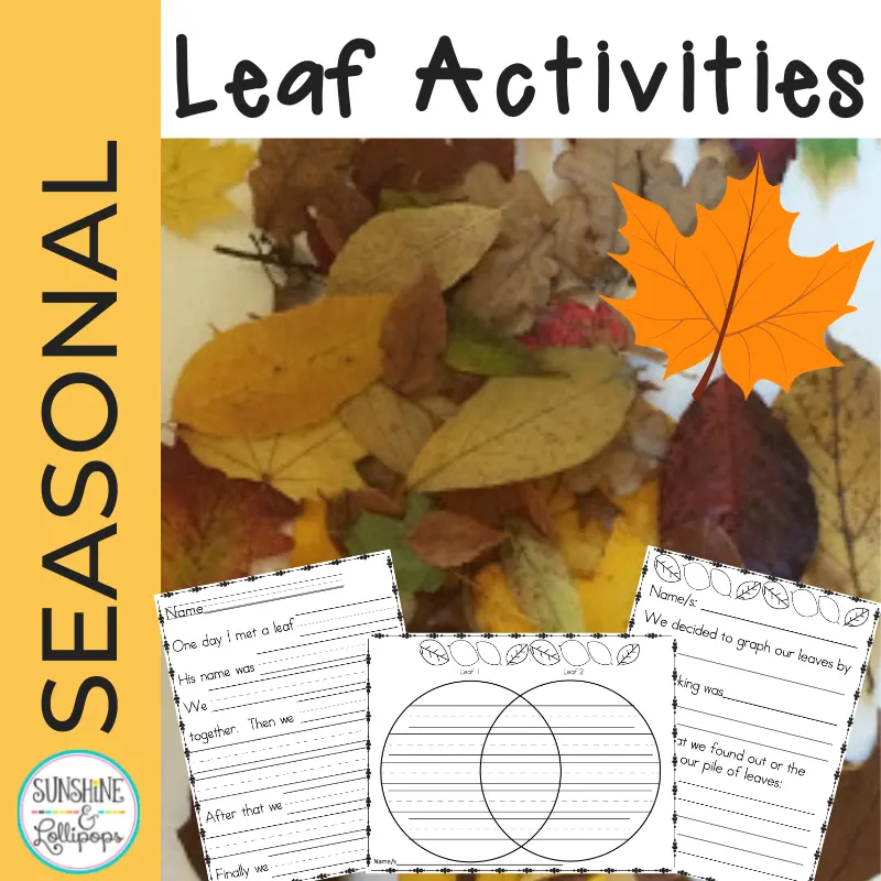 Leaf Activities for Fall by Teach Simple