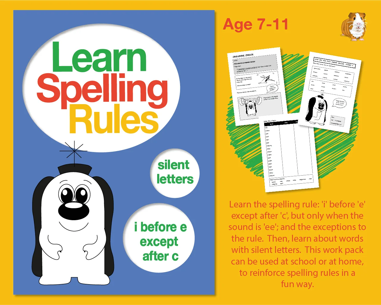 Learn Spelling Rules: 'i' Before 'e'... And Silent Letters (7-11 years ...