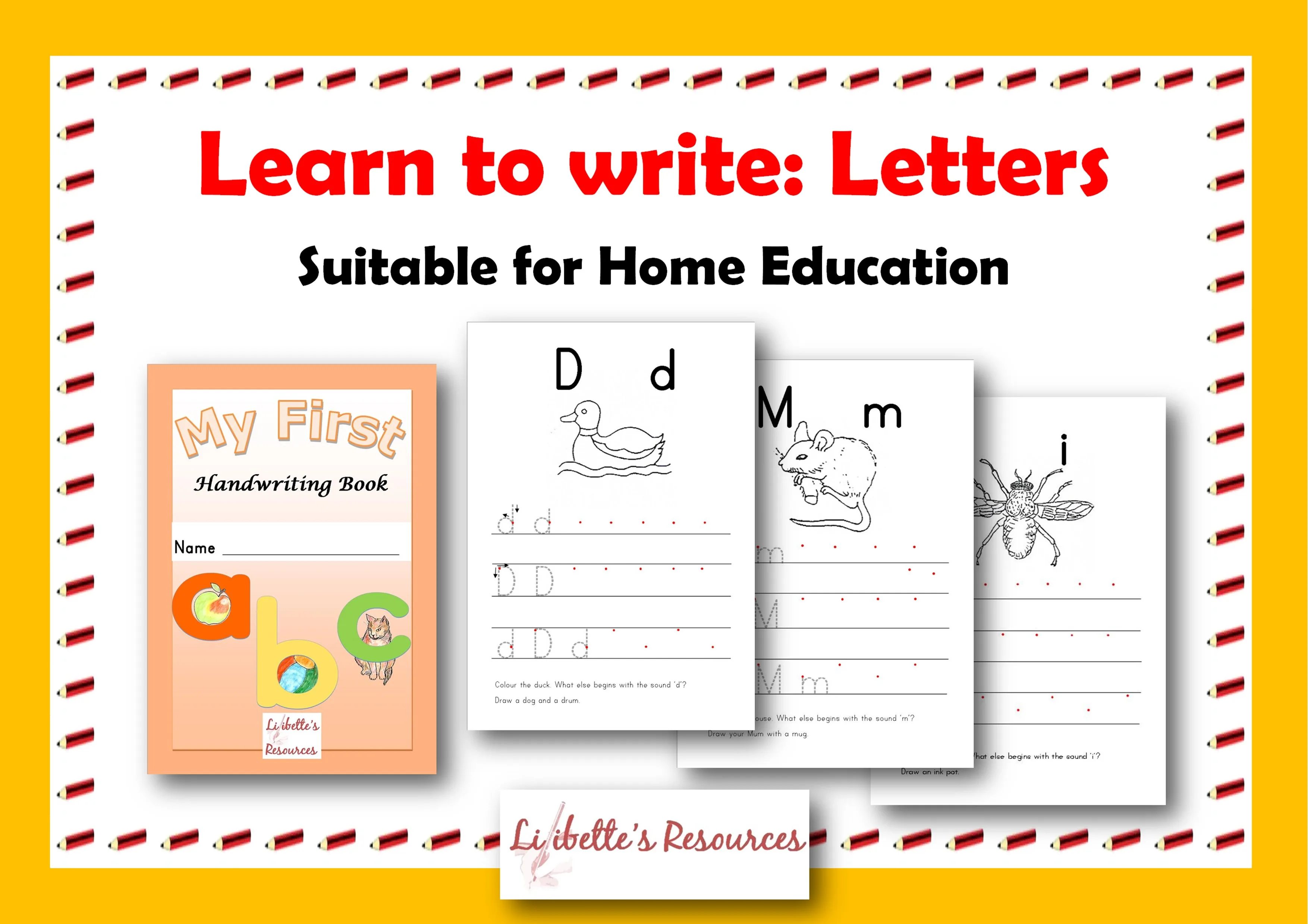 Learn to Write Letters by Teach Simple