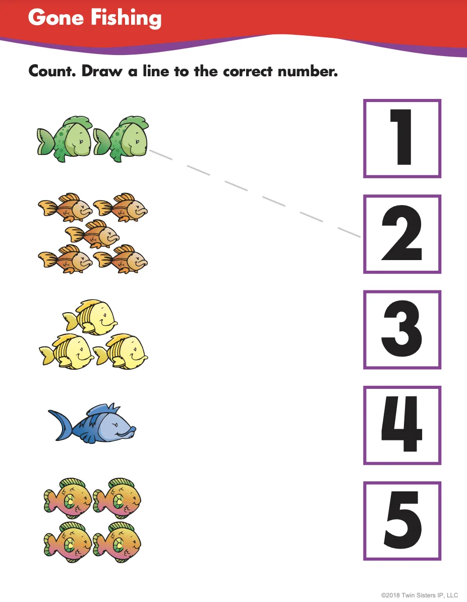 Learning How to Count Activities Printable Workbook by Teach Simple