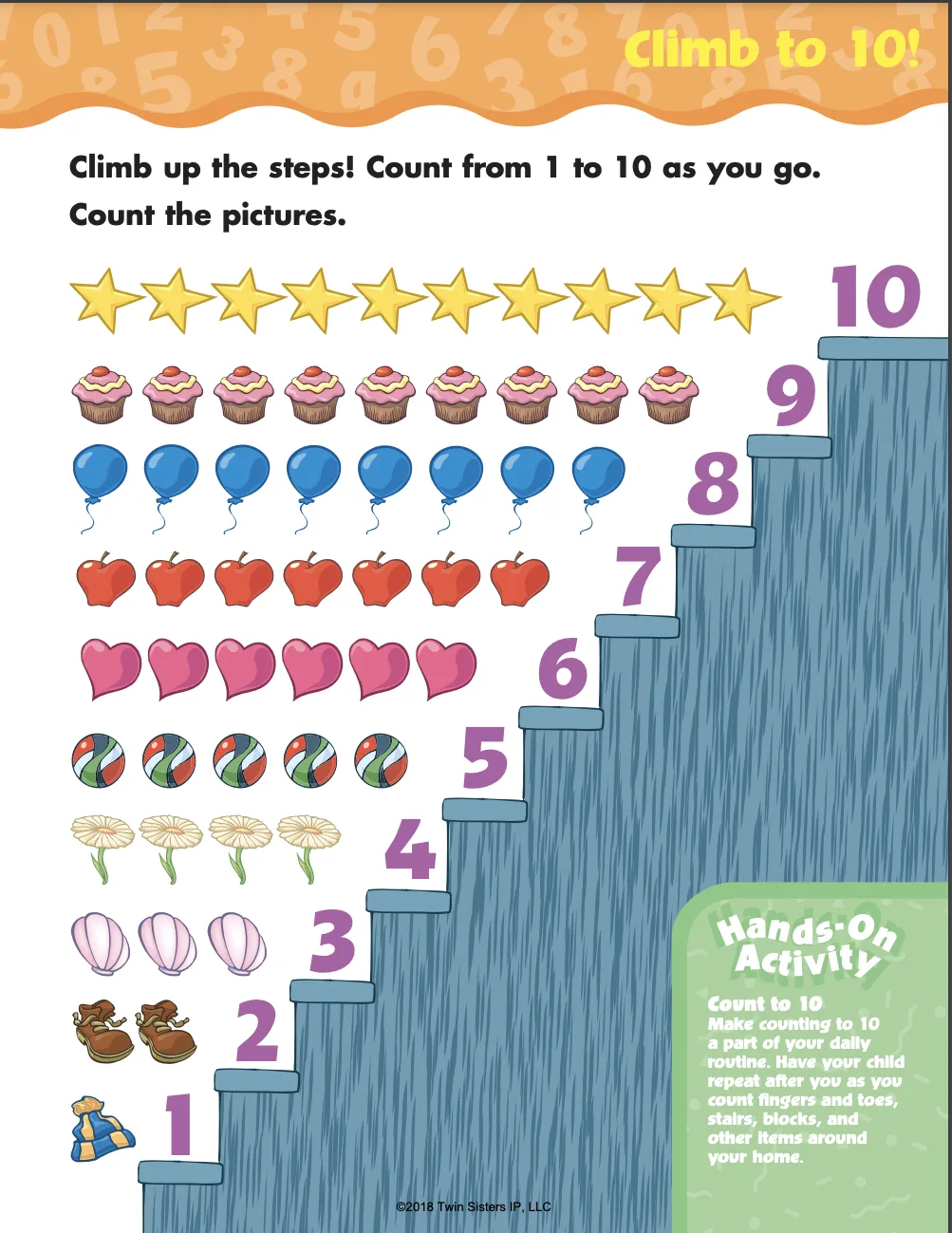 Learning Your Numbers Activity Book by Teach Simple