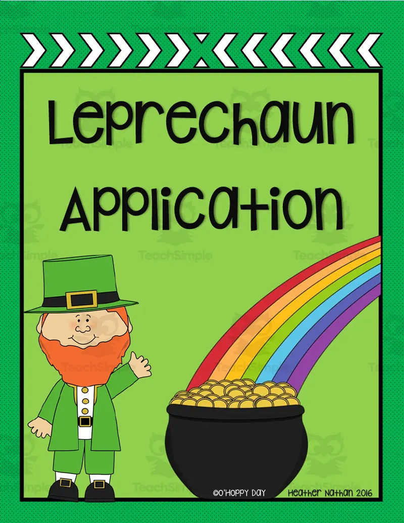 Leprechaun Application by Teach Simple