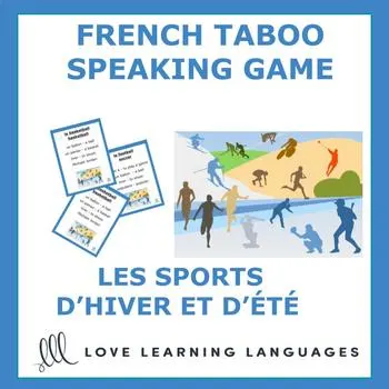 Les sports d'éte et d'hiver- French Taboo Speaking Game-Jeu de Tabou en ...