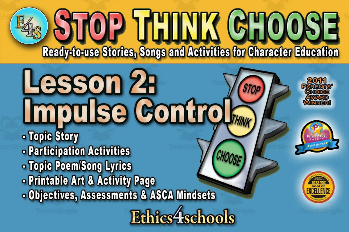 Lesson 2: "Impulse Control" Complete Bundle by Teach Simple