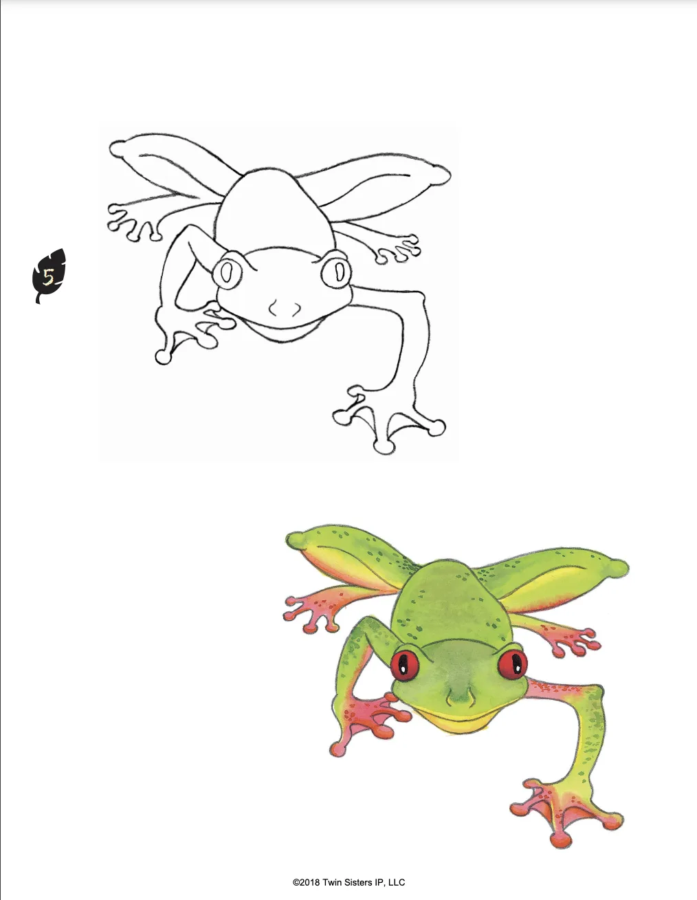 Let's Draw Animals In the Wild Activity Book by Teach Simple