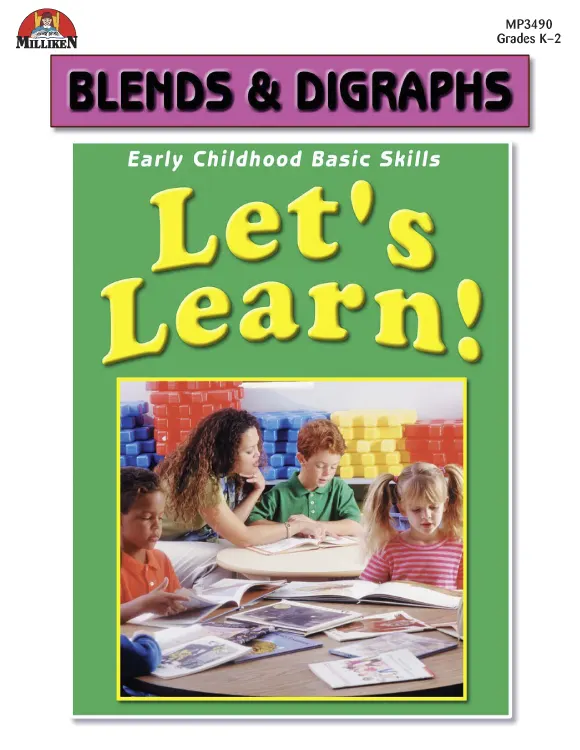 Let's Learn! Blends and Digraphs by Teach Simple