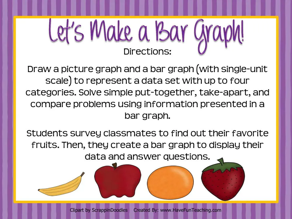 Let's Make a Bar Graph Activity by Teach Simple