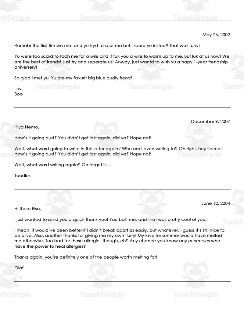 Letter Activity: I Spy Parts by Teach Simple