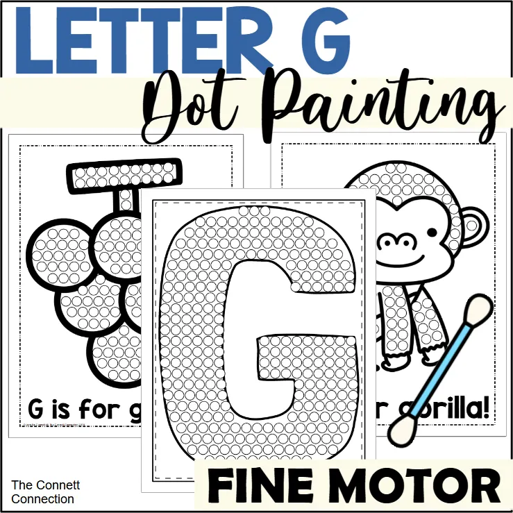 Letter G Dot Painting by Teach Simple