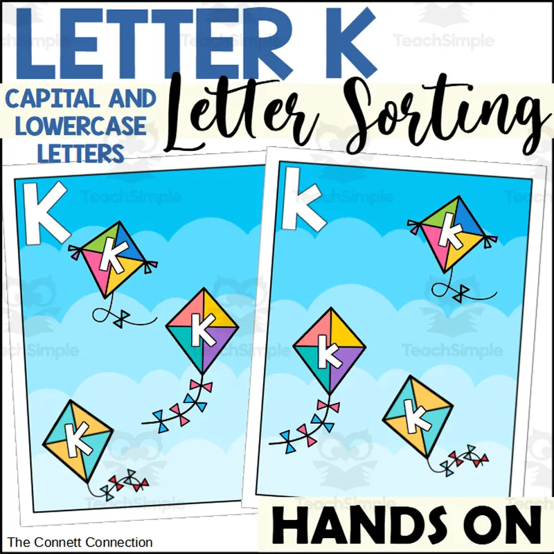 Letter K Letter Sort by Teach Simple