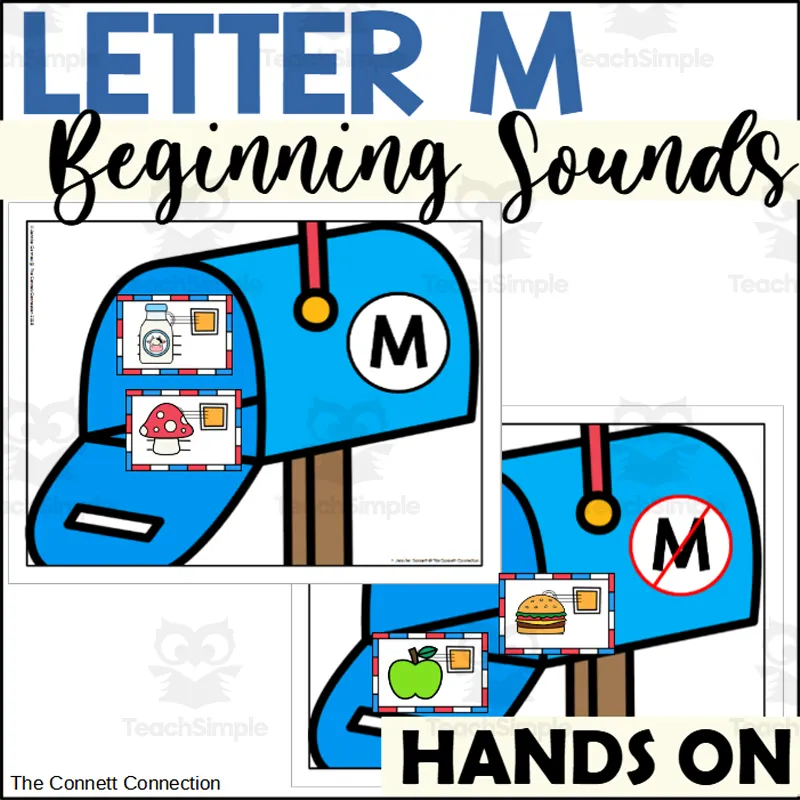 Letter M Beginning Sound Sort by Teach Simple