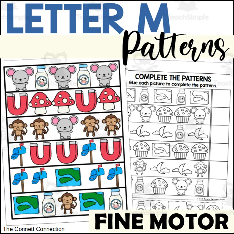 Letter M Patterns by Teach Simple