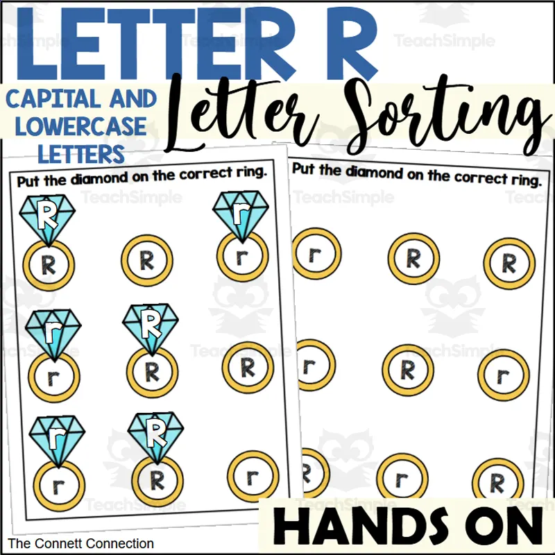 Letter R Letter Sorting by Teach Simple