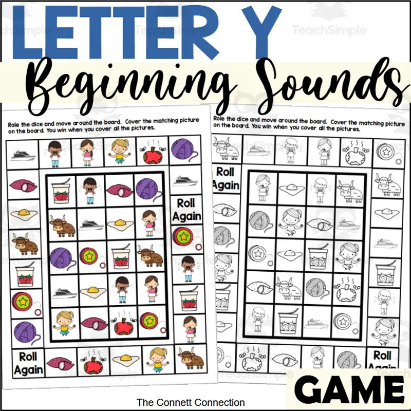 Letter Y Games by Teach Simple