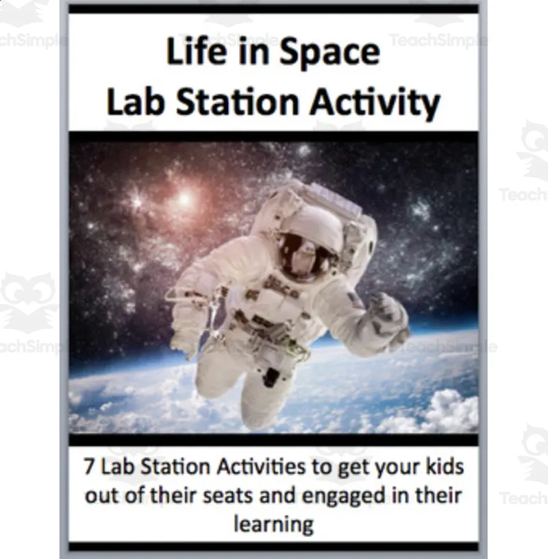 Life In Space – Lab Station Activity by Teach Simple