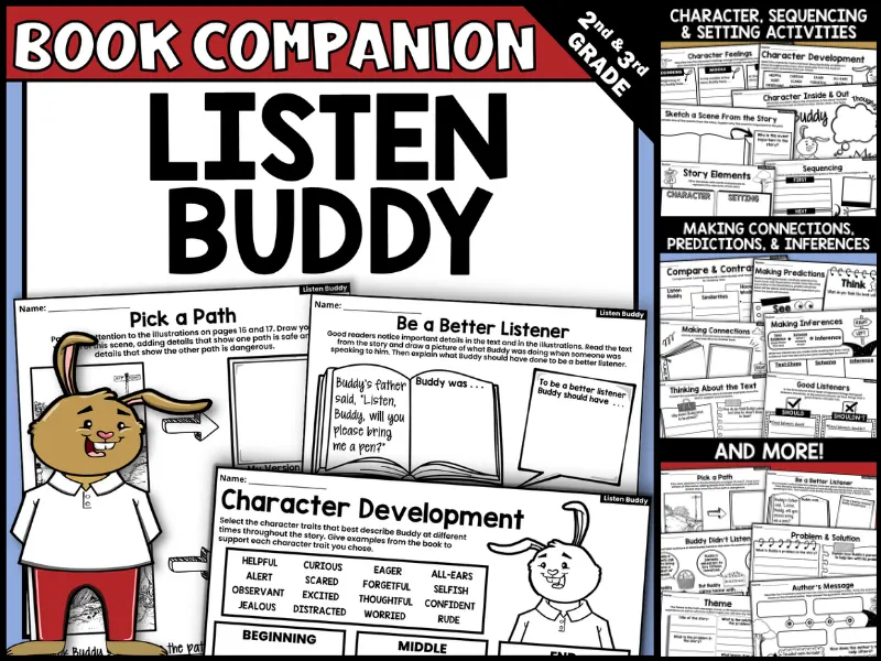 Listen Buddy Interactive Read-Aloud Activities by Teach Simple