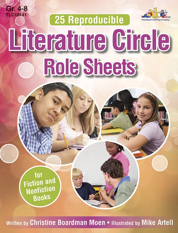 Literature Circle Role Sheets: For Fiction and Nonfiction Books by ...