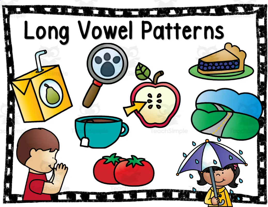 Long Vowel Patterns Activity Packet by Teach Simple