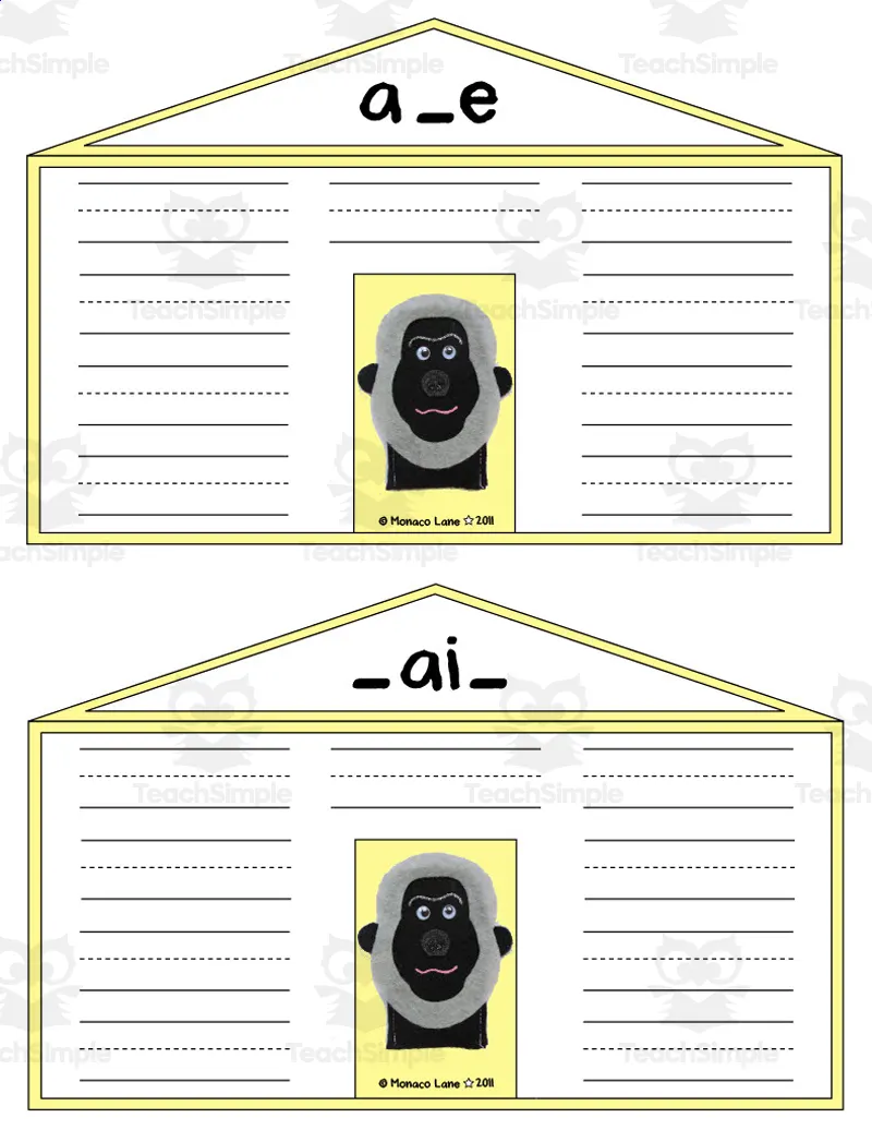 Long Vowels Neighborhoods by Teach Simple