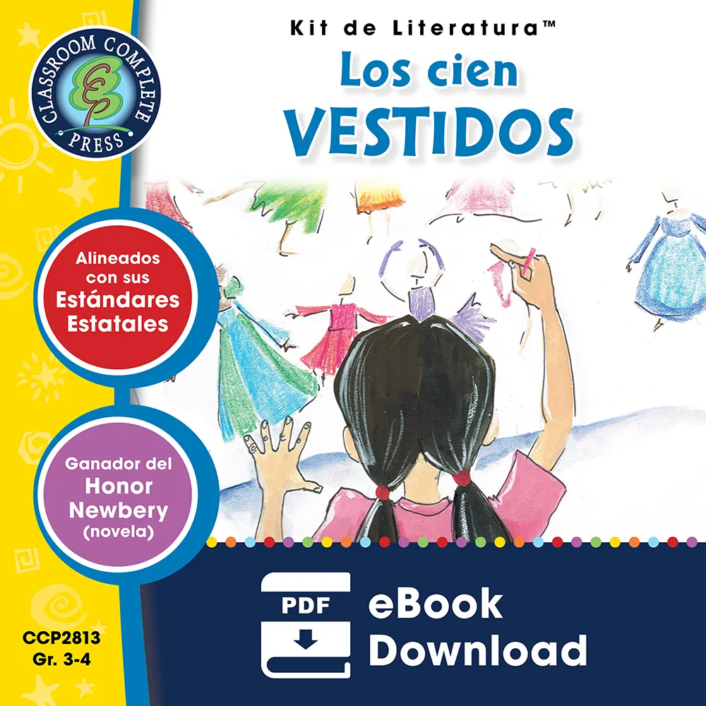 Los cien vestidos - Kit de Literatura Gr. 3-4 by Teach Simple