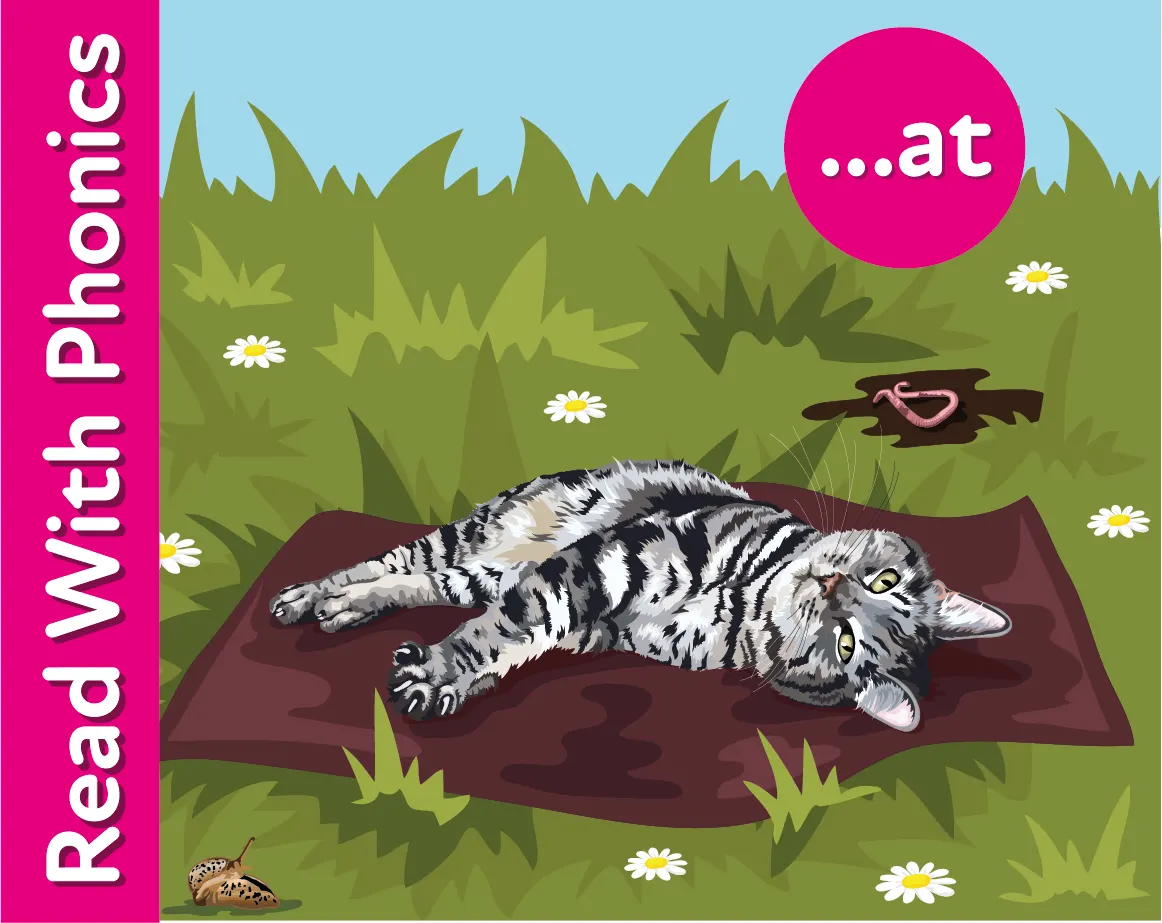 Make A Sound Book To Reinforce The Sound 'at' by Teach Simple