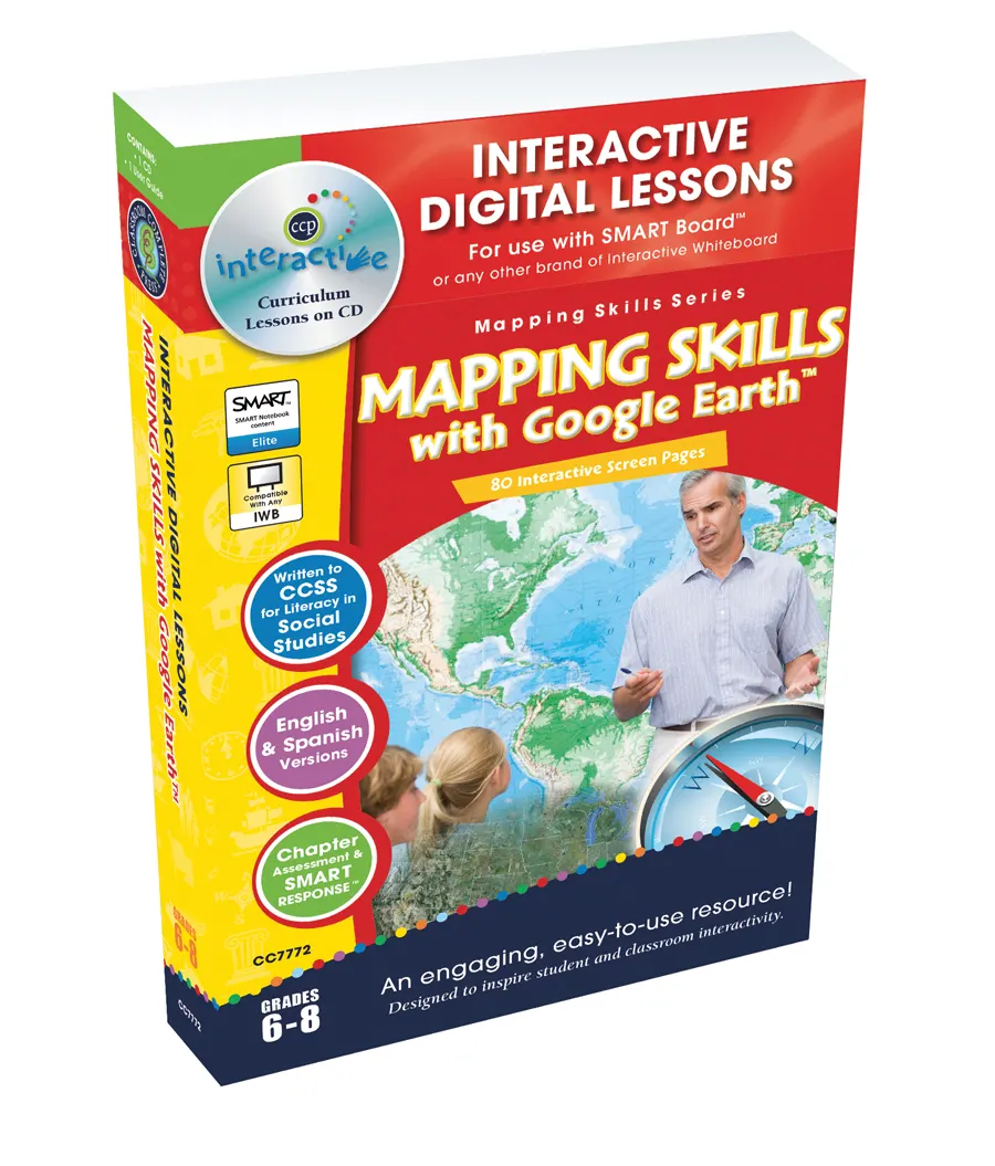 Mapping Skills with Google Earth - Digital Lesson Plan Gr. 6-8 - FLASH ...