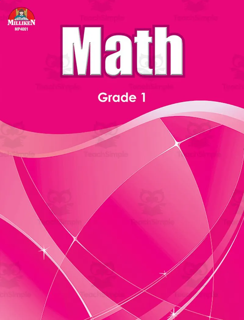 Math Workbook - Grade 1 by Teach Simple