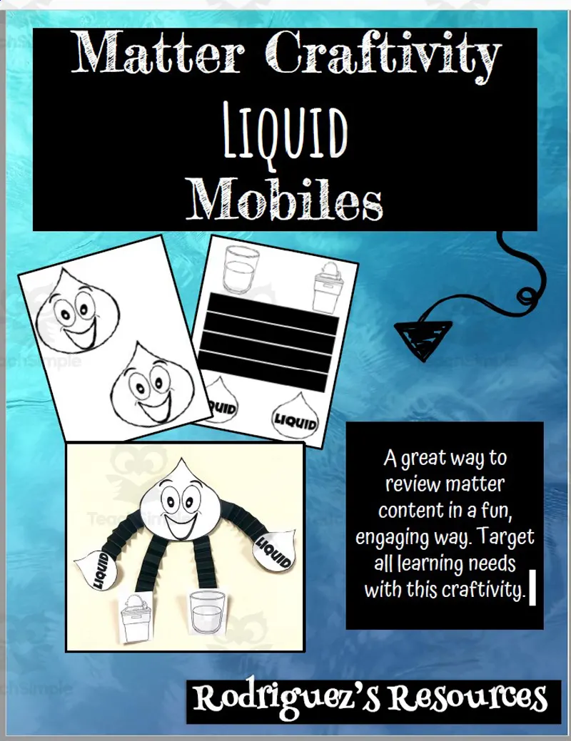 Matter Craftivity: Liquid Mobiles by Teach Simple