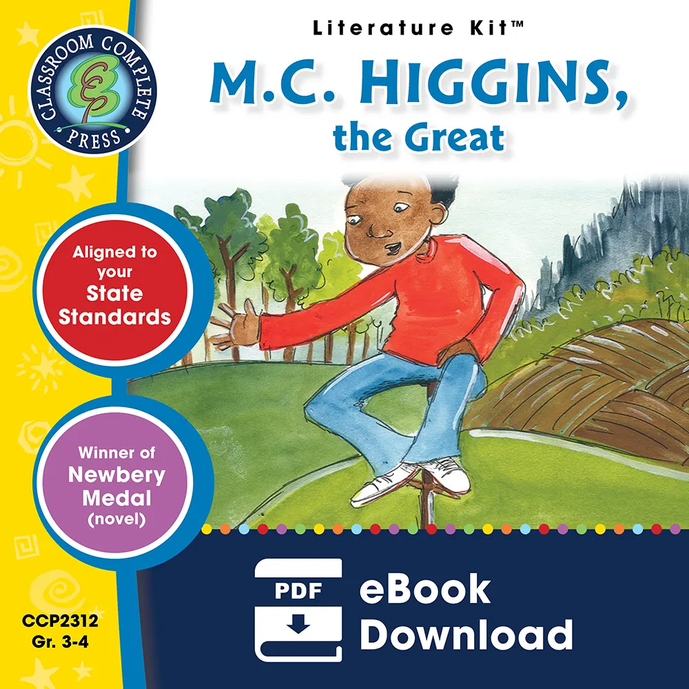 M.C. Higgins, the Great - Literature Kit Gr. 3-4 by Teach Simple