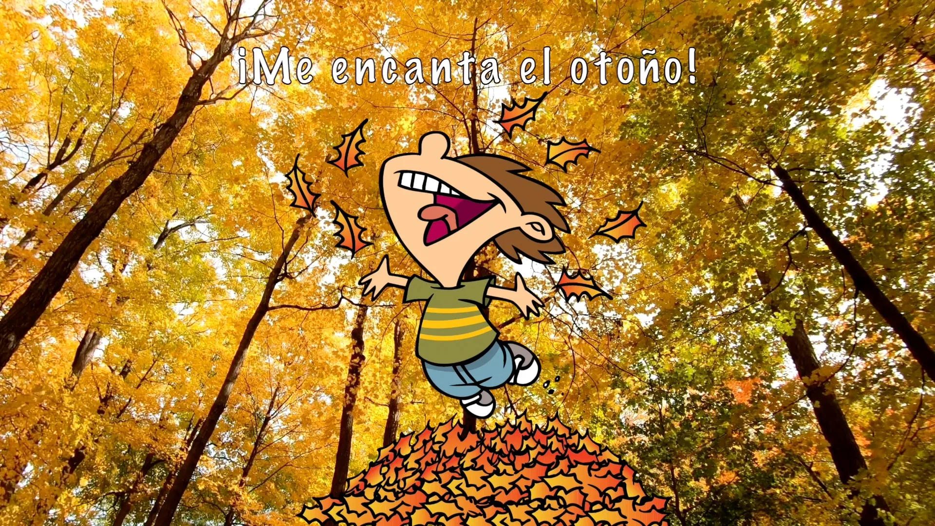 ¡Me Encanta el Otoño! (Seasons in Spanish Short Story) | NEW Spanish ...