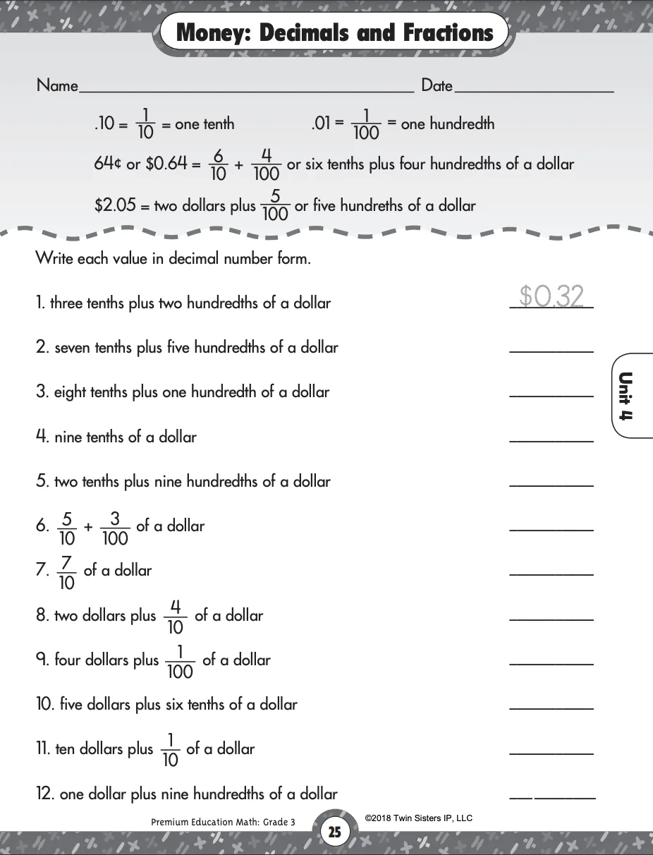 Measurement, Time, and Geometry Printable Workbook by Teach Simple