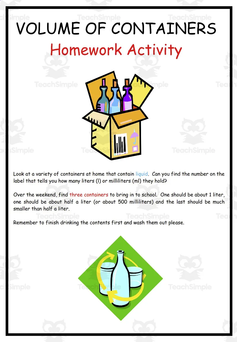 Measurements: Volume by Teach Simple