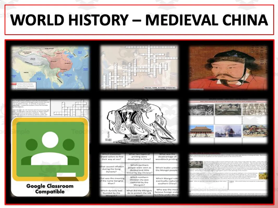 Medieval China World History Unit by Teach Simple