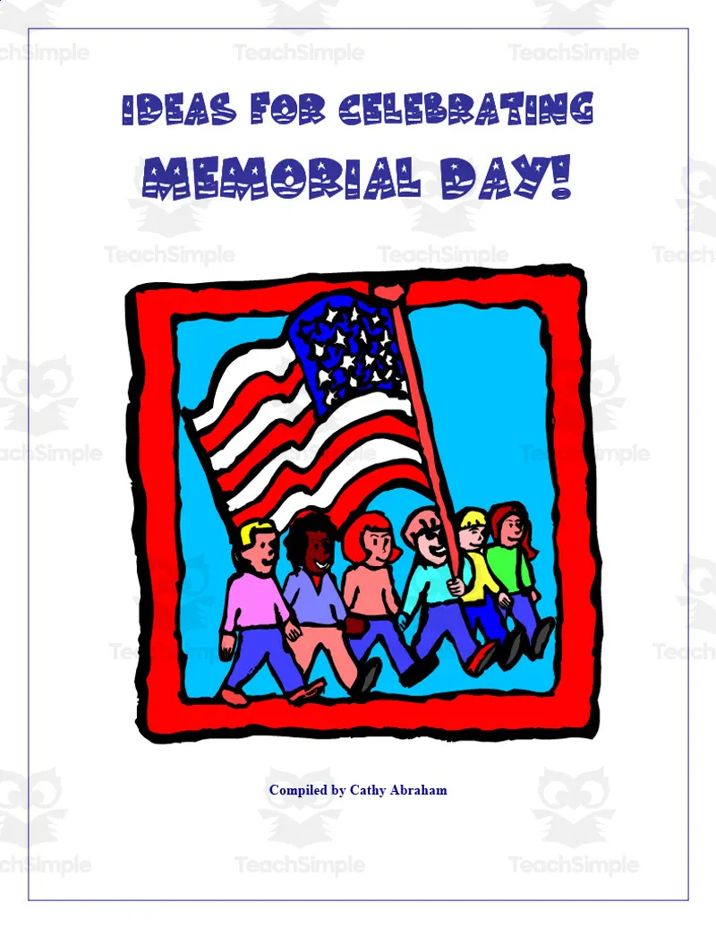 Memorial or Veterans Day Curriculum Pack by Teach Simple