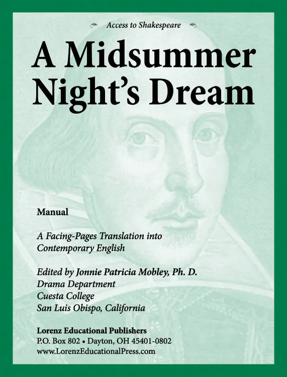 Midsummer Night's Dream Manual: A Facing-Pages Translation into ...