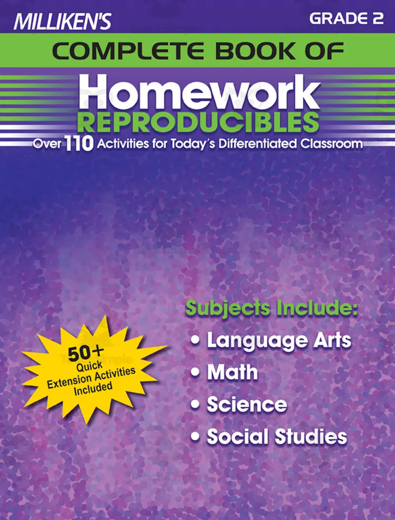 Milliken's Complete Book of Homework Reproducibles - Grade 2: Over 110 ...