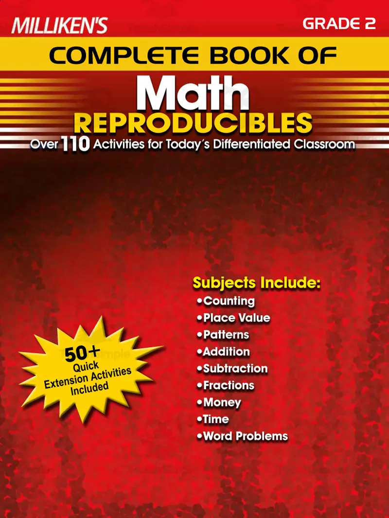 Milliken's Complete Book of Math Reproducibles - Grade 2: Over 110 ...