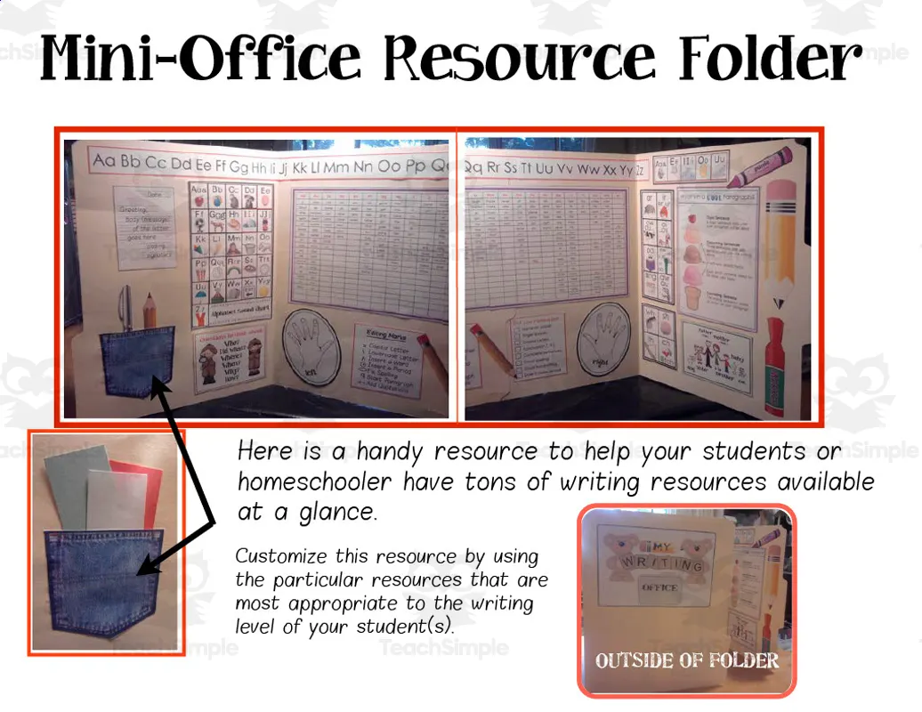 Mini-Office Resource Folder by Teach Simple
