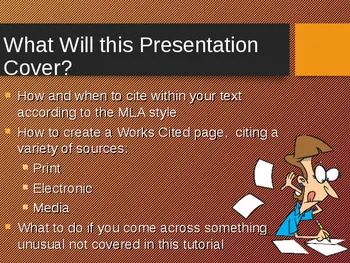 MLA Style Powerpoint by Teach Simple