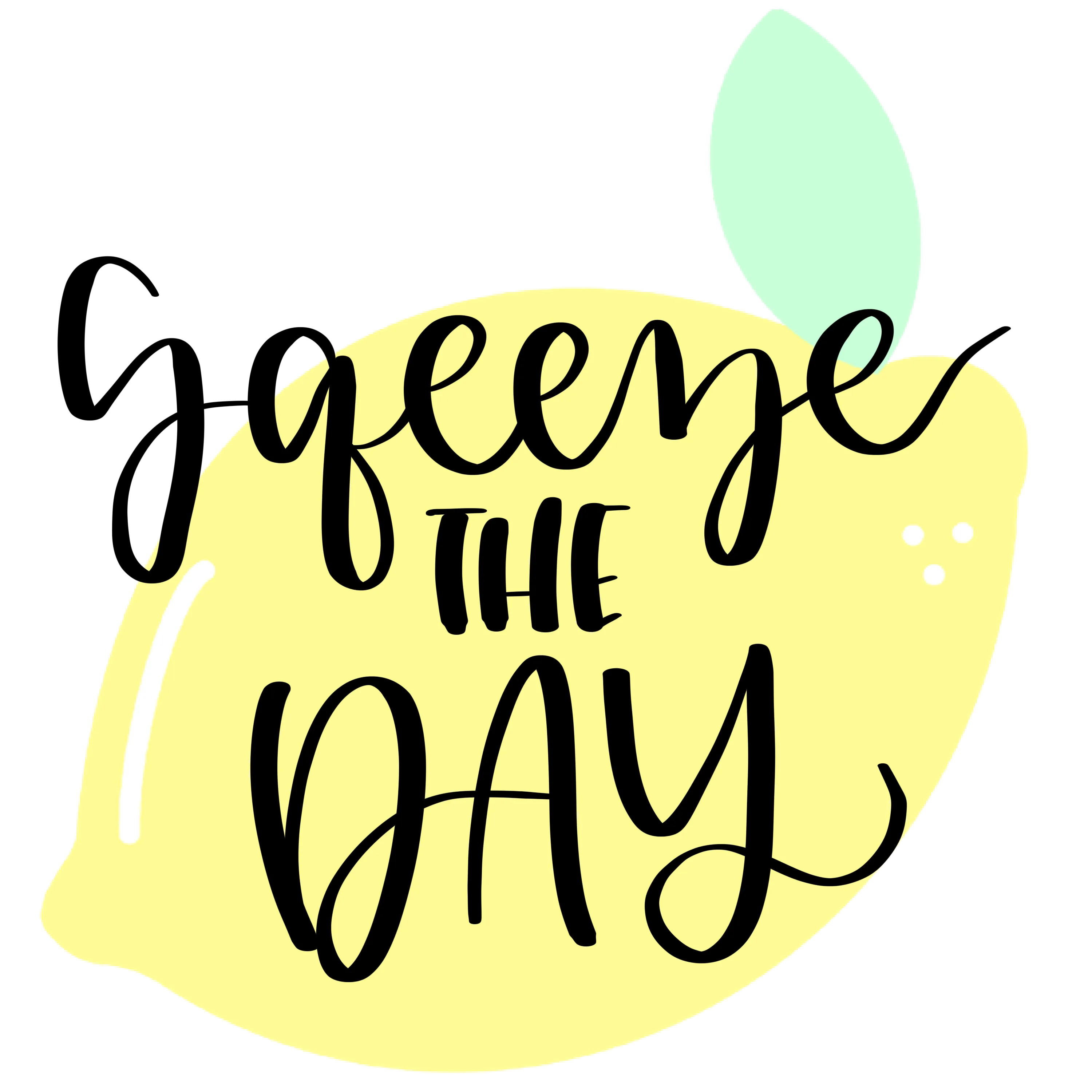 Modern Lemon Clip Art + Digital Stickers by Teach Simple