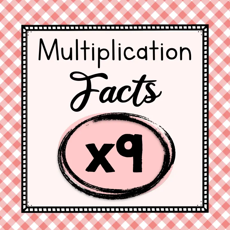 Multiply by Nine Worksheets | Multiplication Facts | 9 Times Tables by ...