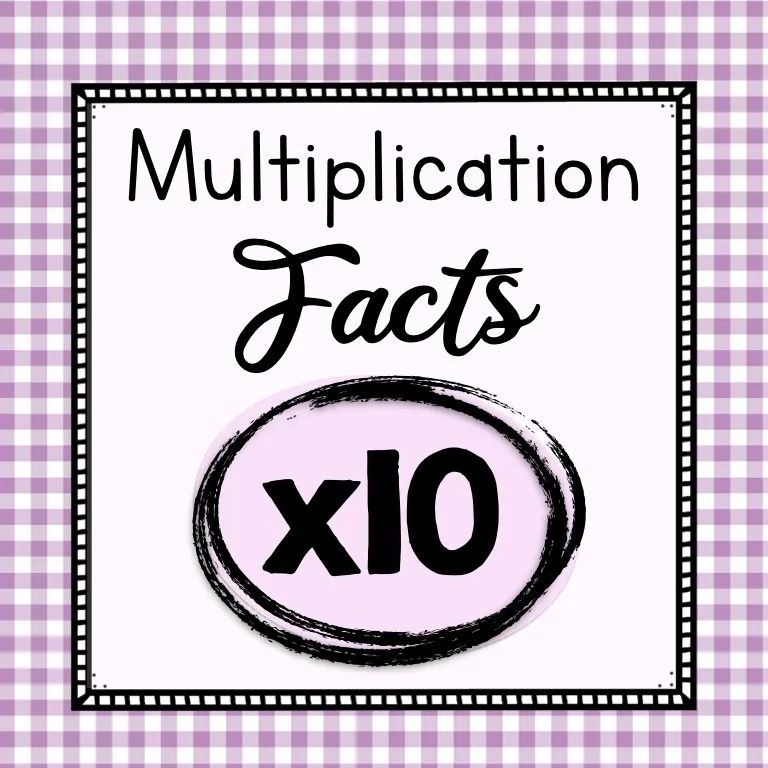 Multiply by Ten Worksheets | Multiplication | 10 Times Tables by Teach ...