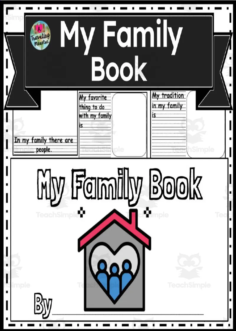 My Family Book by Teach Simple