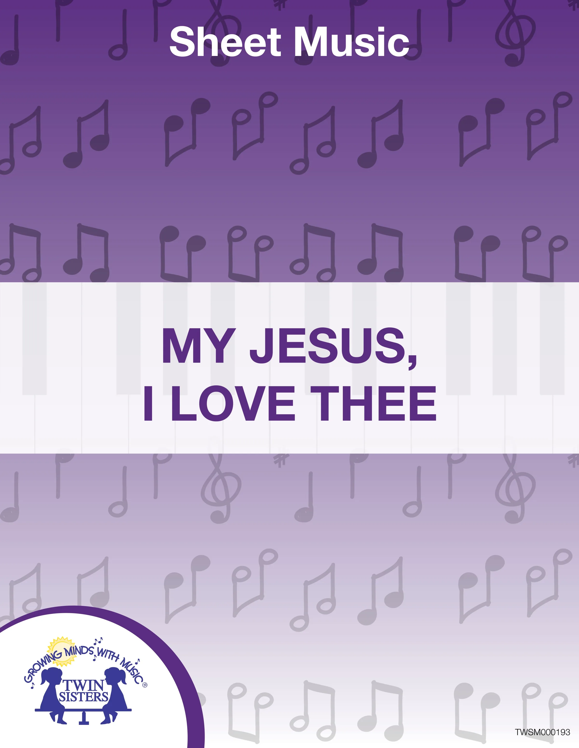 My Jesus, I Love Thee Sheet Music by Teach Simple